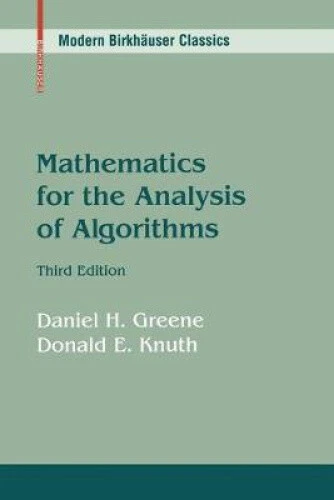MATHEMATICS FOR THE Analysis of Algorithms (Modern Birkhauser Classics) EUR 101,91 - PicClick FR