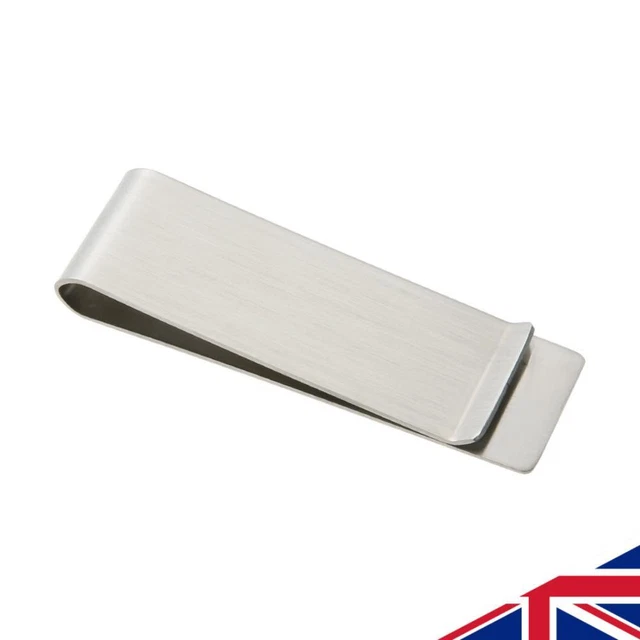 MINI BANKNOTES CLIPS Stainless Steel ID Card Pocket Holder Durable for ...