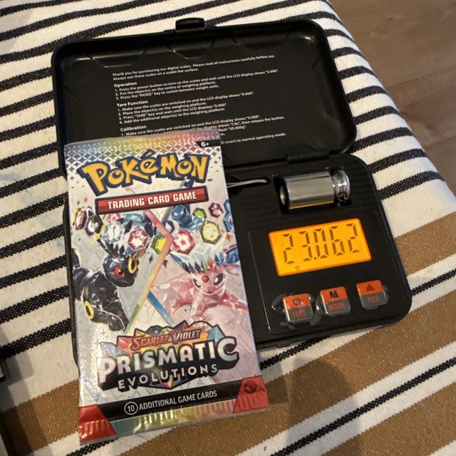 POKÉMON TCG - Prismatic Evolutions Booster Pack - Sealed - HEAVY PACK ...