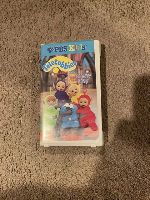 TELETUBBIES PBS KIDS VHS Funny Day Clamshell 1999 WB buon volume 5 EUR ...