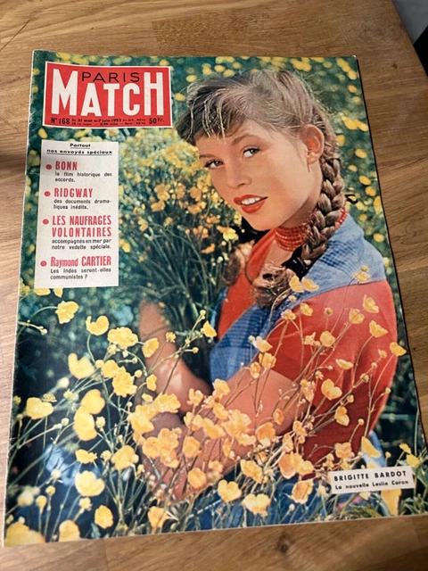 PARIS MATCH - N° 168 - Du 31 au 7 JUIN 1952 EUR 50,00 - PicClick FR