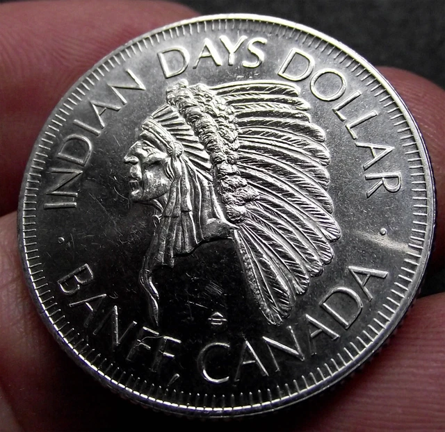 INDIAN DAYS DOLLAR Banff Canada 1978 - Dr. Charlie Beil Memorial Dollar ...
