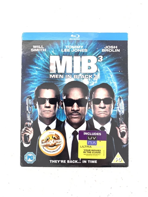 MIB3: MEN IN Black 3 Blu-ray DVD Disc Action Adventure Syfi Aliens Movie Film £1.99 - PicClick UK