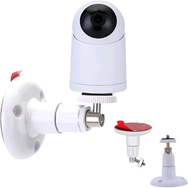 2PACK ADHESIVE WALL Mount 360 Degree Adjustable Screwless Bracket for ...