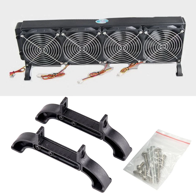 R45 STABLE HEAT Exchanger Bracket Computer Radiator Water Cooling Desk ...