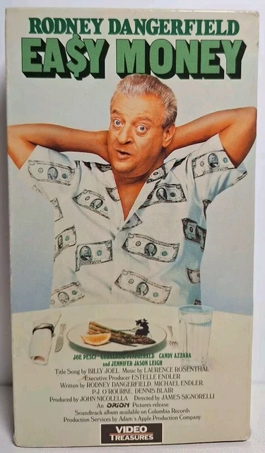 EASY MONEY VHS Video Movie, Rodney Dangerfield, Joe Pesci, Geraldine G9 ...