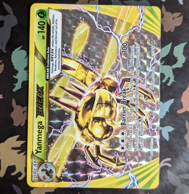 YANMEGA BREAK 8/114 Full Art Ultra Rare XY Steam Siege Pokemon Card ...