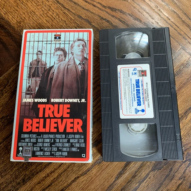 TRUE BELIEVER VHS James Woods Robert Downey Jr 1989 Vintage £5.08 ...