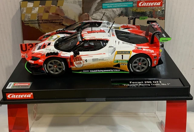 SLOT CAR CARRERA Exclusiv 23988 Ferrari 296 Gt3 #1 Frikadelli Team ...