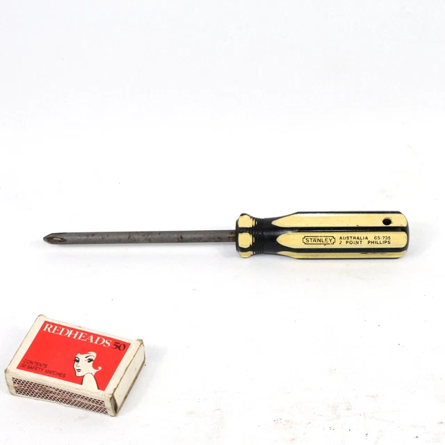 STANLEY VINTAGE PHILLIPS Head 2 Point Screwdriver 190mm Australia 65 ...
