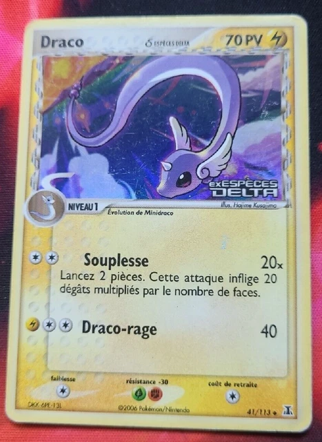 POKEMON - DRACO 41/113 - Ex Especes Delta - Francais Fr EUR 24,50 ...