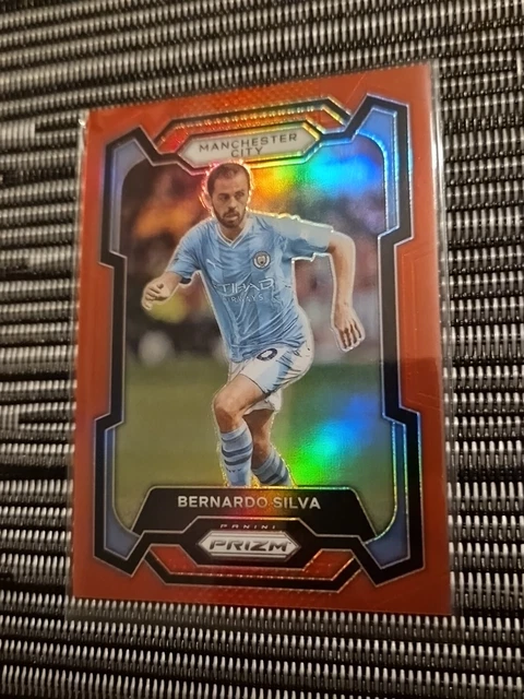 BERNARDO SILVA/199 RED Panini Prizm Premier League 2023-24 Manchester ...