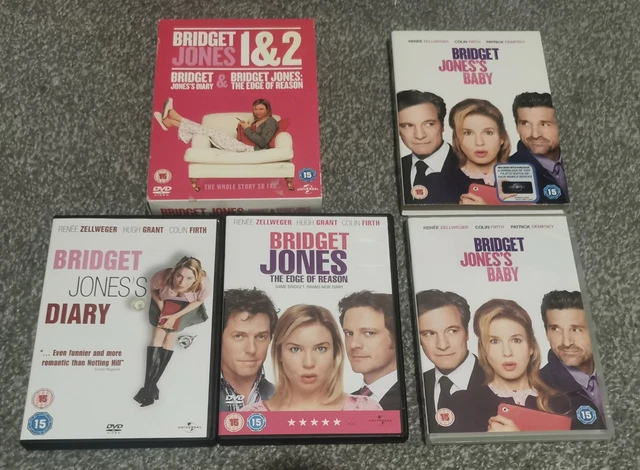 BRIDGET JONES 3-FILM Movie Collection DVD Comedy Drama Box Set Renée ...