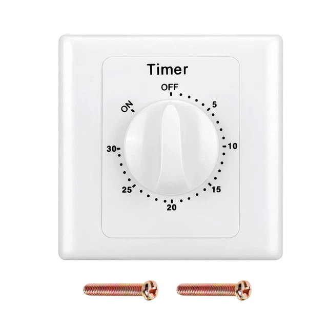 MULTI PURPOSE MECHANICAL Countdown Timer Switch AC220V 10A 120 minutes ...