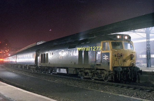 ORIGINAL RAILWAY PHOTOGRAPHIC negative Class 50 50047 at Bath (2) £3.00 ...