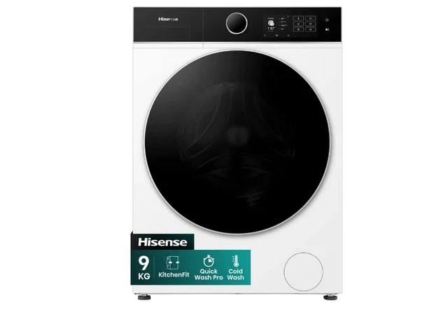 HISENSE WF5I9043BWFS 9KG 1400 Spin Washing Machine, White £399.00 ...