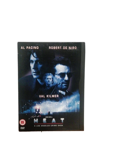 HEAT (1995) (DVD 1999) Al Pacino Robert De Niro Classic Michael Mann ...