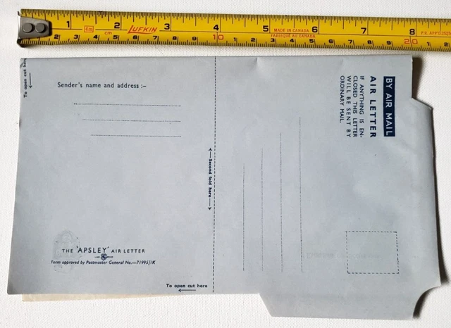 VINTAGE APSLEY AIR Letter CANADIAN PACIFIC CP Liner EMPRESS of SCOTLAND ...