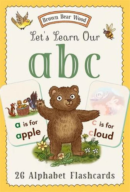 BROWN BEAR WOOD: Lets Learn Our ABCs: 26 Double-sided Alphabet ...