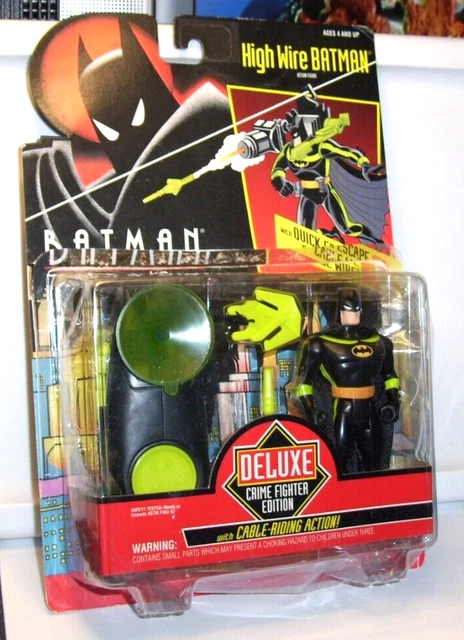 KENNER BATMAN ANIMATED Series High Wire Batman Rare Figure Mint On Card ...