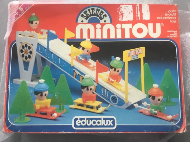 JEU EDUCALUX & Minitou les skieurs" Années 80 EUR 50,00 - PicClick FR