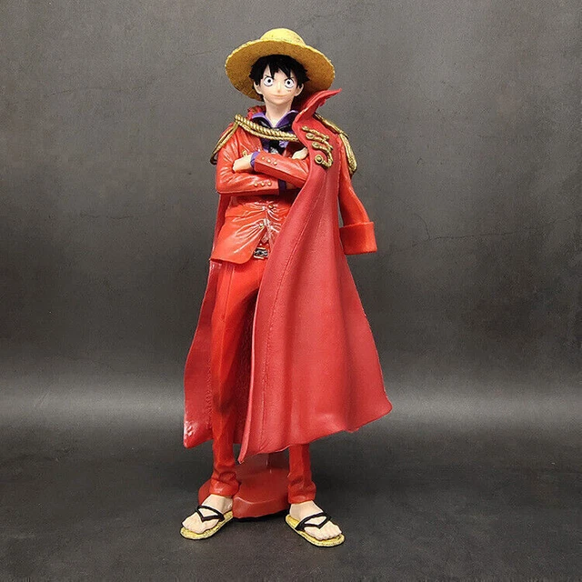 ONE PIECE MONKEY D. Luffy 20th Anniversary Red Cape Suit Anime Model ...