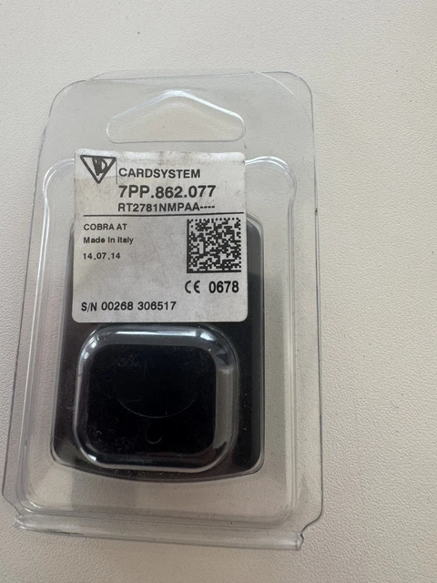 ORIGINAL PORSCHE CARDSYSTEM VTS DRIVER CARD 7PP.862.077 EUR 35,00 ...