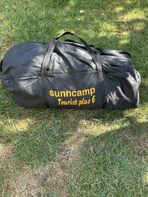 TENT 6 BERTH Sunncamp Tourist Plus 6 Used Tent In Good Clean Condition ...