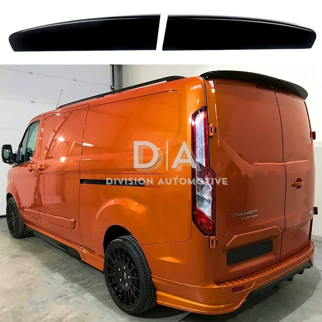 REAR TWIN BARN Door Roof Spoiler For Ford Transit Custom Oem Gloss ...