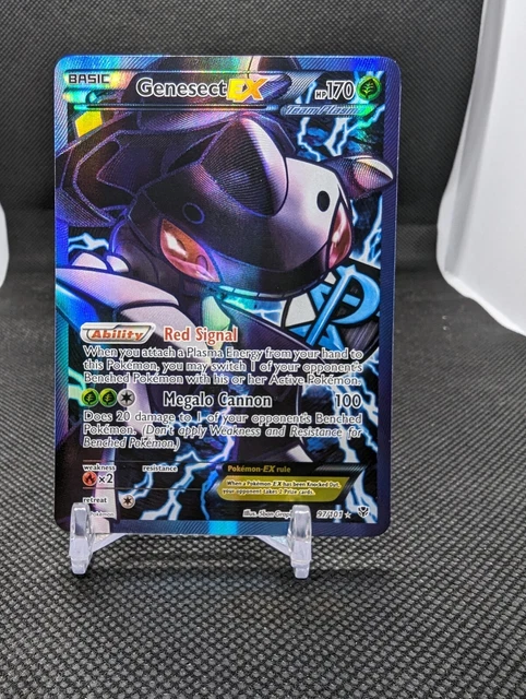 POKÉMON JCG GENESECT-EX Plasma Blast 97/101 Holo Full Art Ultra Rare EUR 44,34 - PicClick FR