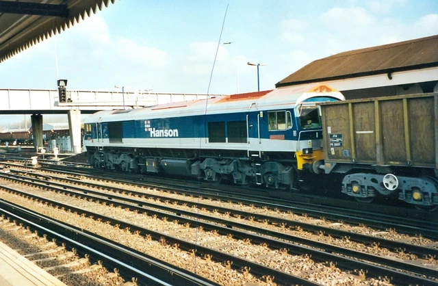 DIESEL RAILWAY PHOTO Hanson Class 59 Photograph Train Picture 59103 ...