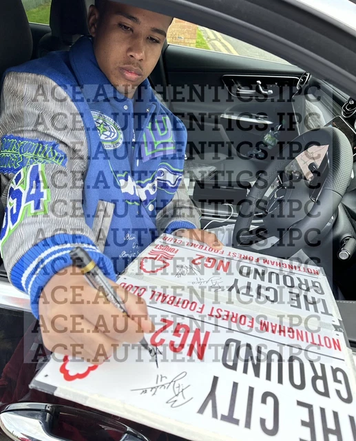 NOTTINGHAM FOREST SIGNED A4 Metal Sign By 2023/24 Squad + Exact Proof ...