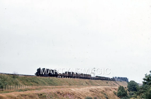 T3-104-ORIGINAL 35MM STEAM Railway Slide 44817 @ Acton Grange Jct MSC 9 ...