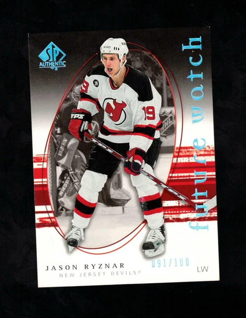 2005-06 SP AUTHENTIQUE Jason Ryznar #272 Rookie Limited 091/100 Maillot ...