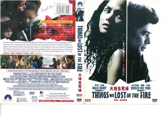 THINGS WE LOST in the Fire, Hale Berry, Benicio del Toro, DVD-9 Zone 1 ...