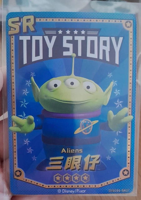 CARD FUN DISNEY 100 Pixar Toy Story Aliens DISC01-SR17 EUR 6,00 ...