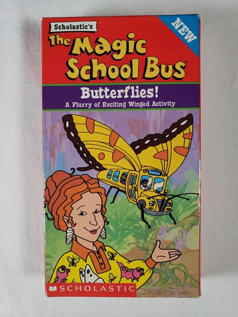 SCHOLASTIC'S THE MAGIC School Bus Butterflies Video Tape VHS Kid Vision ...
