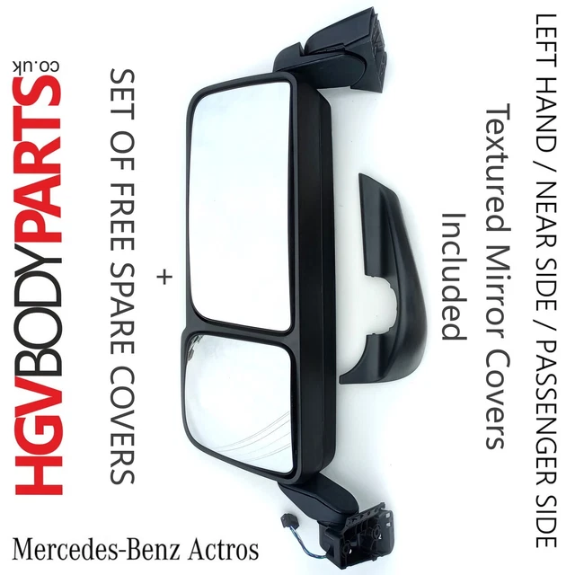 MERCEDES ACTROS MP4 Mirror Complete Heated & El. Adj. TEXTURED Covers ...