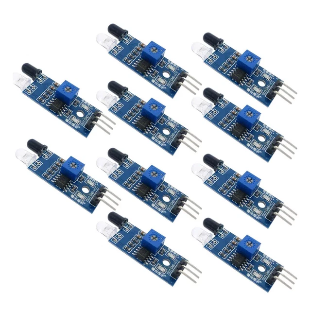 10PCS SMART CAR Robot IR Infrared Obstacle Avoidance Sensor Replacement ...