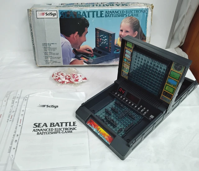 SCISYS SEA BATTLE Electronic Battleships Game 1980s Fully working - R49 ...