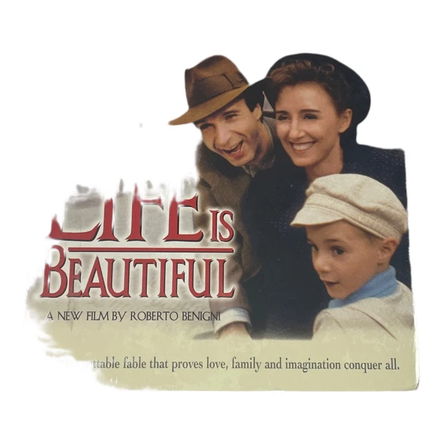 LIFE IS BEAUTIFUL VHS TAPE Roberto Benigni Excellent 1999 Factory ...