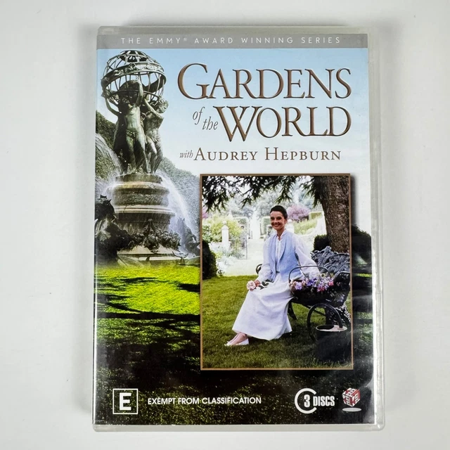 GARDENS OF THE World with Audrey Hepburn (DVD 1999 3 discs) 8 episode ...