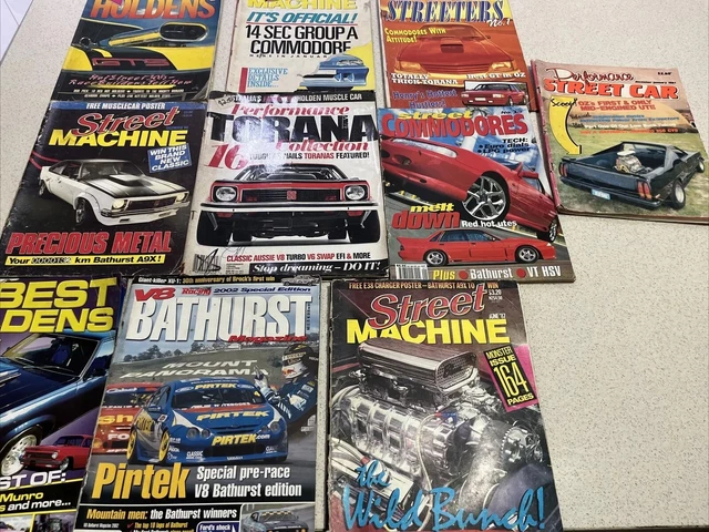 VINTAGE CAR MAGAZINES Street Machine Torana Holden Commodore Bathurst ...