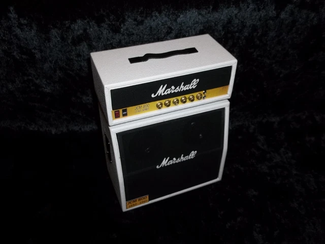 MARSHALL MINIATURE RHOADS Guitar Amplifier 1:6 Figure Scale Model Set ...