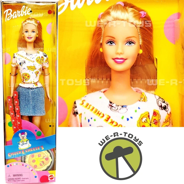 BARBIE CHUCK E. Cheese's Special Edition Doll Mattel 2000 #28033 NEW £ ... BARBIE CHUCK E. Cheese's Special Edition Doll Mattel 2000 #28033 NEW £ ...