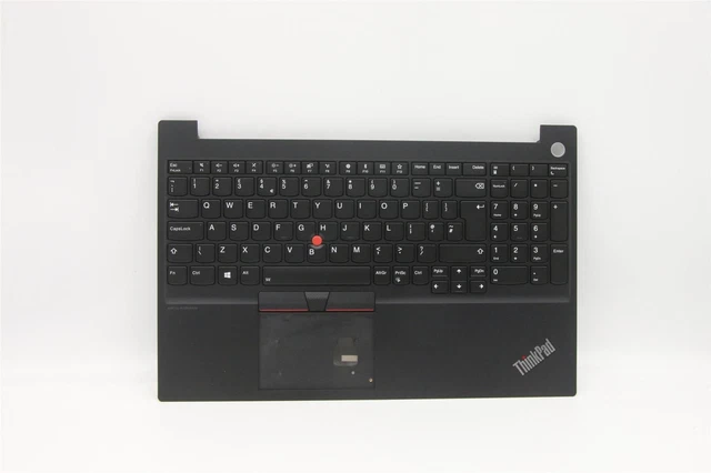 LENOVO THINKPAD E15 Keyboard Palmrest Top Cover UK Black Backlit ...