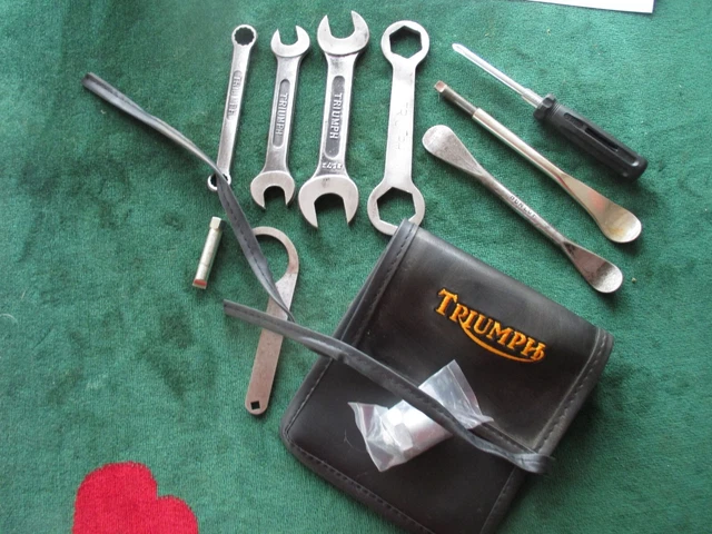 RARE- VINTAGE TRIUMPH TOOL KIT - TIGER TROPHY TR6C BONNEVILLE T120R ...