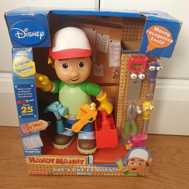 DISNEY HANDY MANNY Let's Get To Work Interactive Toy £19.99 - PicClick UK