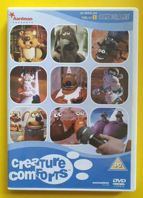 CREATURE COMFORTS: SERIES 1 Part 1 [DVD] 2003, Aardman Animation - Free Postage £7.95 - PicClick UK