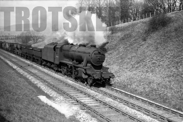 LARGER NEGATIVE BR British Railways Steam Loco 48654 Class 8F ...